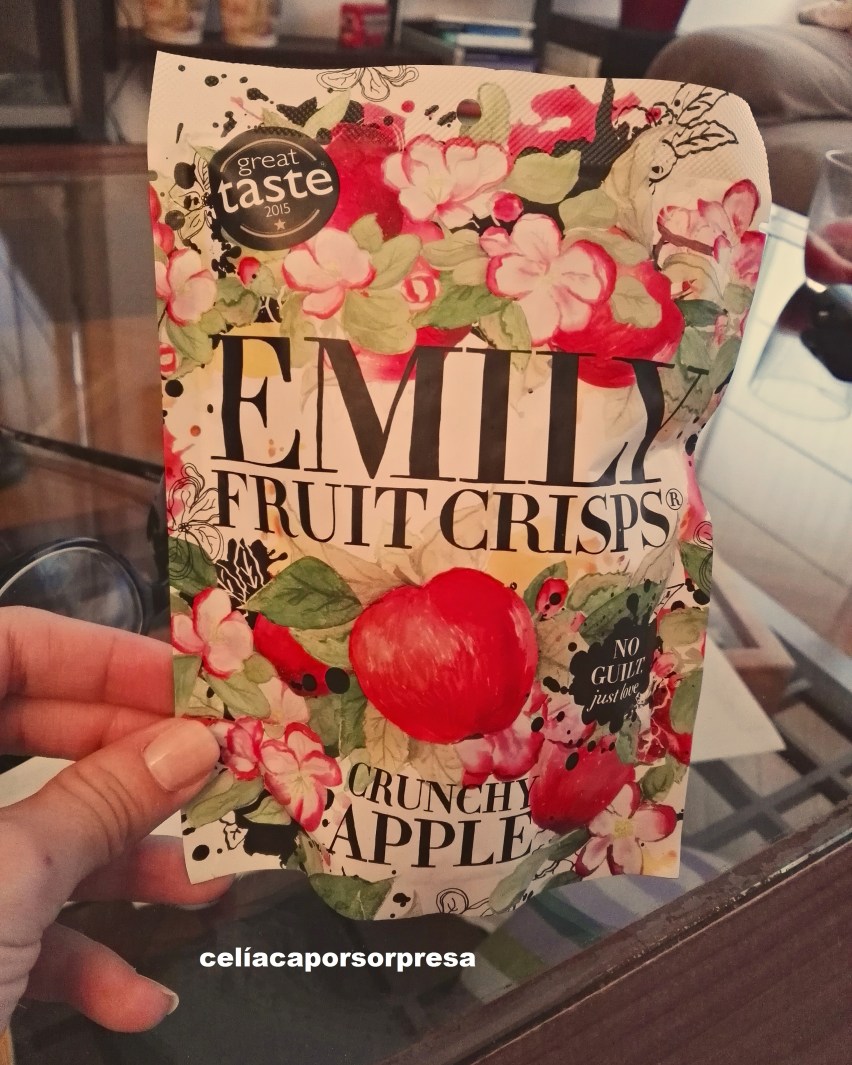 EMILY FRUIT CRISPS, SNACKS DE FRUTA CRUJIENTE – Celíaca por sorpresa